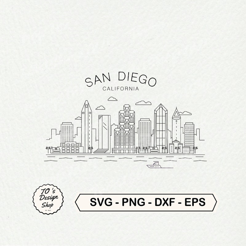 San Diego Png - Etsy