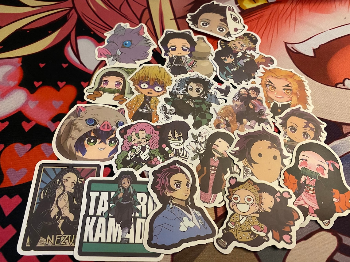 Anime Stickers Ninja Stickers Fighting Stickers Sticker | Etsy