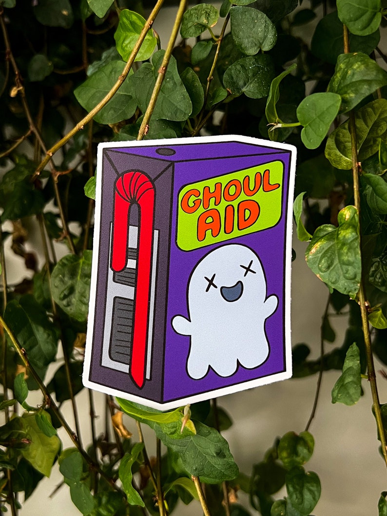 Apple Blood Juice Box Sticker Ghoul Aid Juice Box Sticker - Etsy