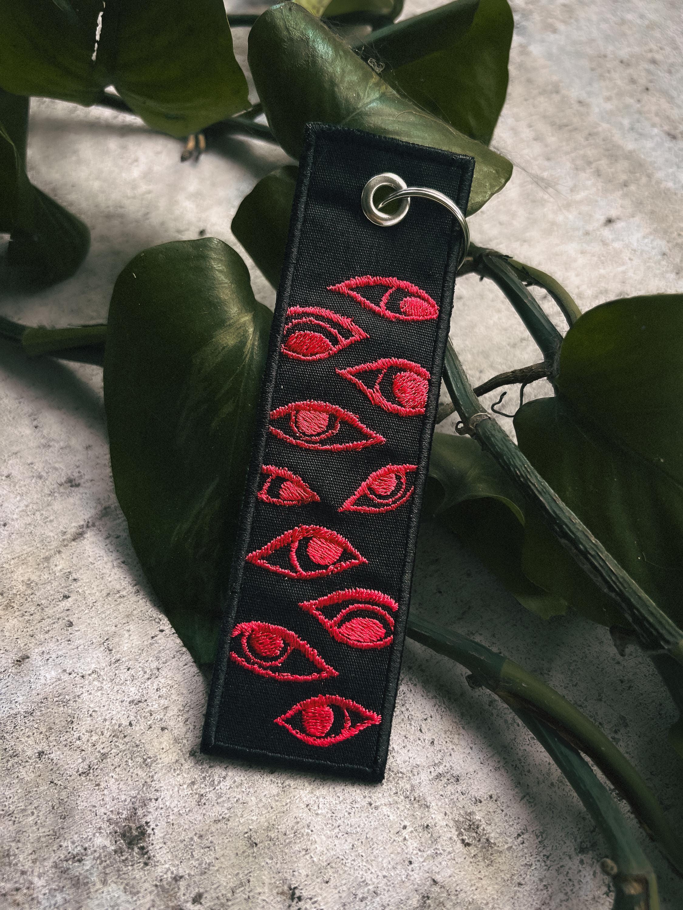 Watchful Eyes Jet Tag Keychain - Etsy