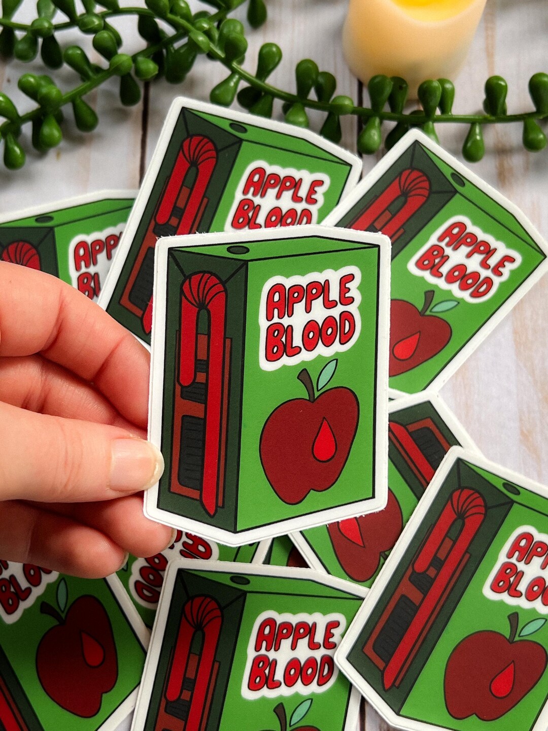 Owl House Apple Blood Sticker - Etsy
