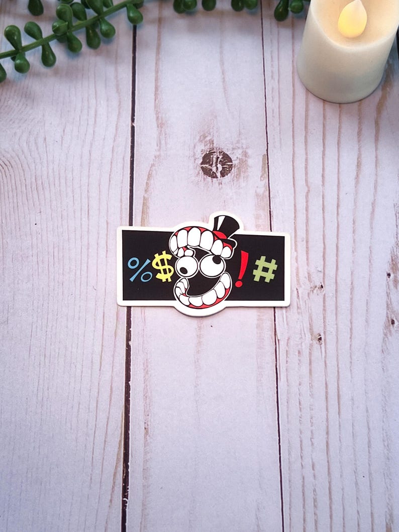 Censor Bar TADC Matte Sticker - Etsy New Zealand