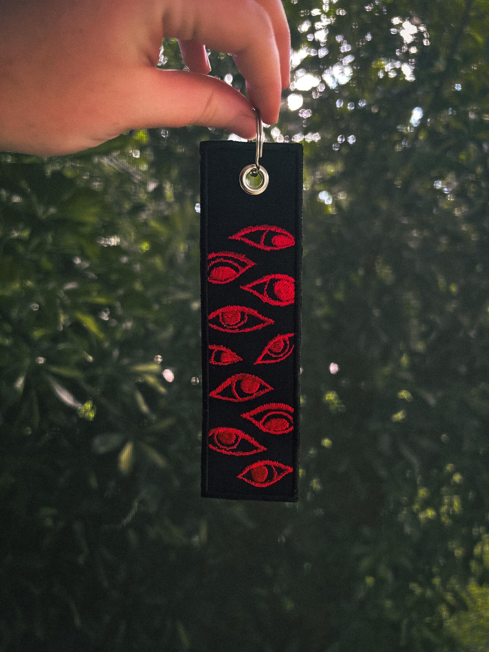 Watchful Eyes Jet Tag Keychain - Etsy