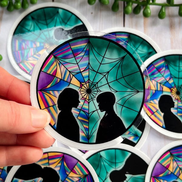 Wednesday Stained Glass Window - Etsy