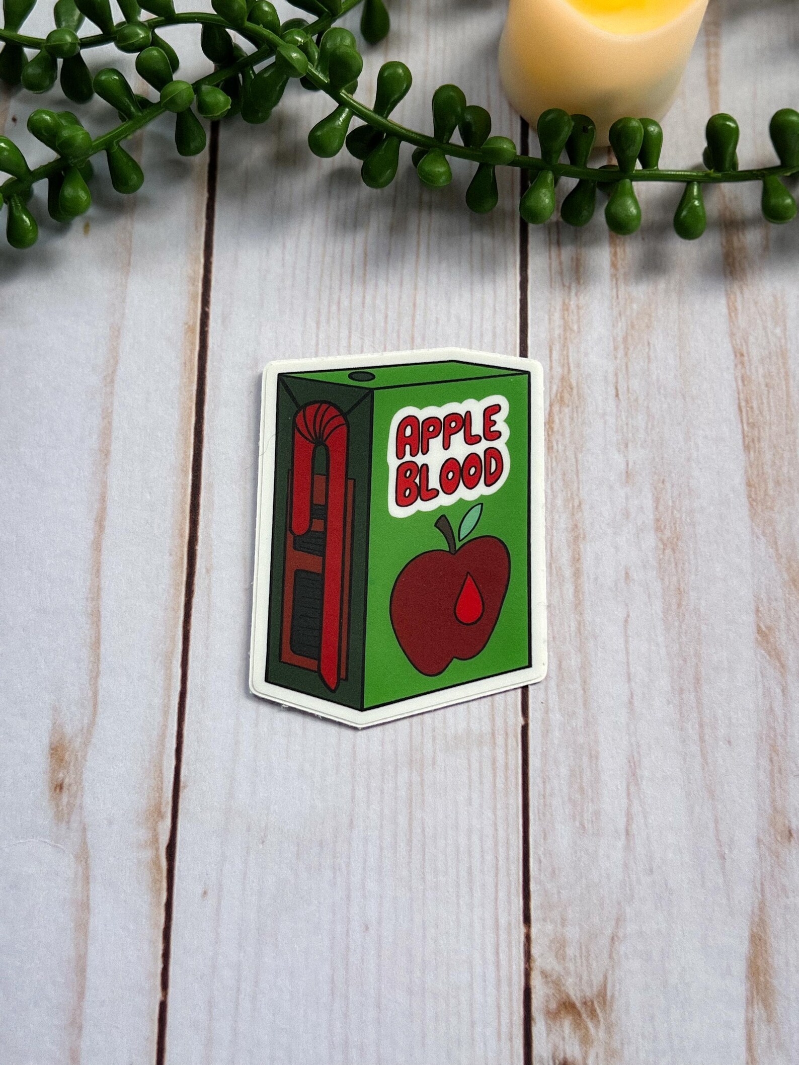 Owl House Apple Blood Sticker - Etsy