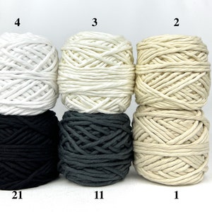3-4mm Macrame Cord, Single Twist String, Macrame Yarn , Cotton Rope ...