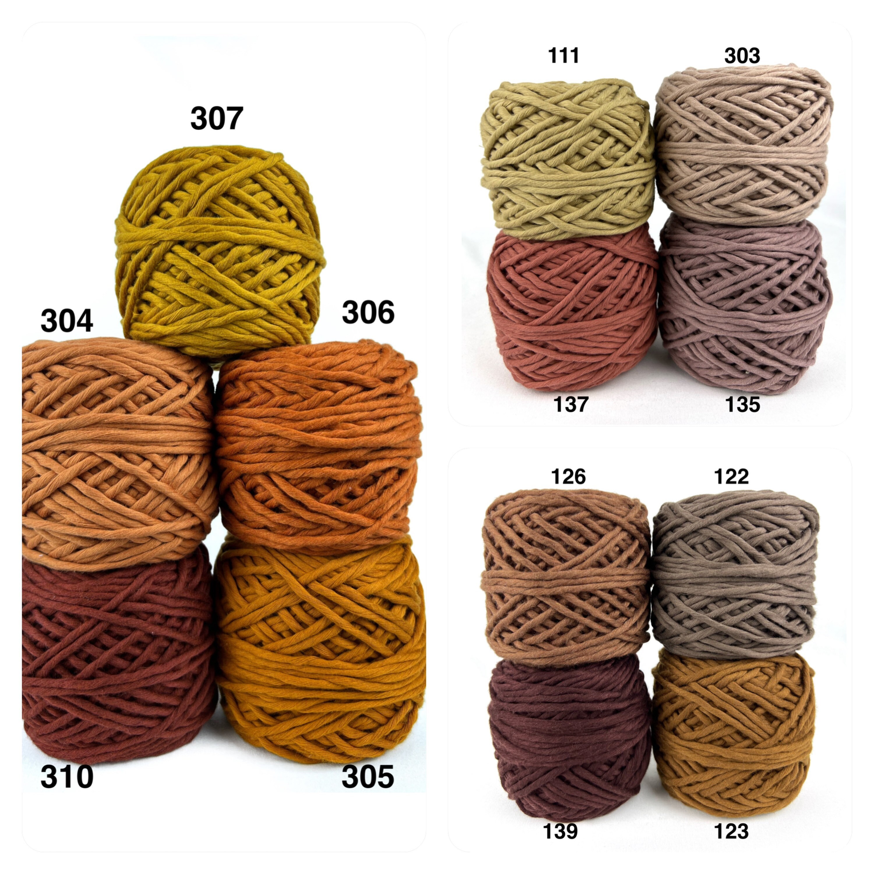 3-4mm Macrame Cord Single Twist String Macrame Yarn Cotton - Etsy