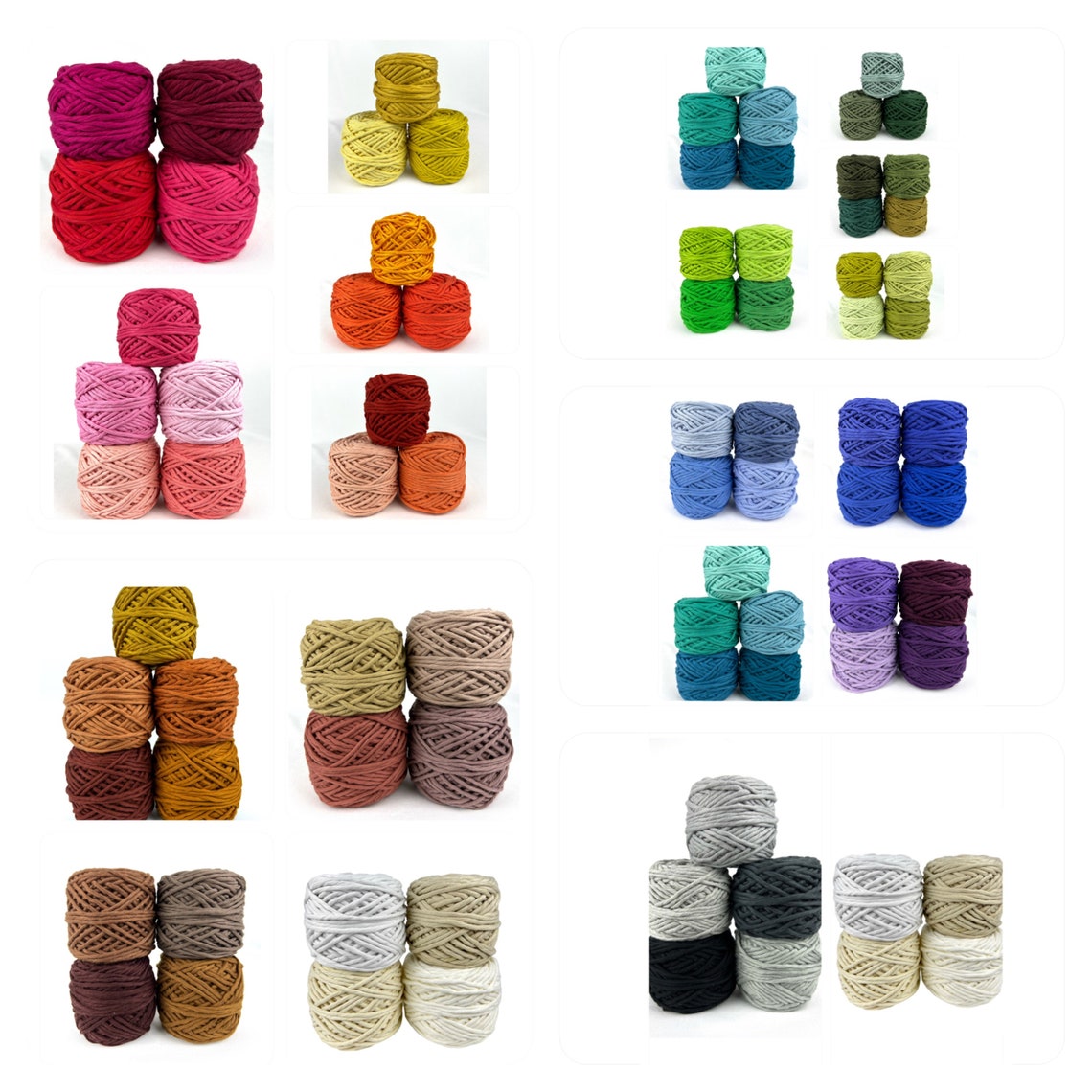 3-4mm Macrame Cord Single Twist String Macrame Yarn Cotton - Etsy