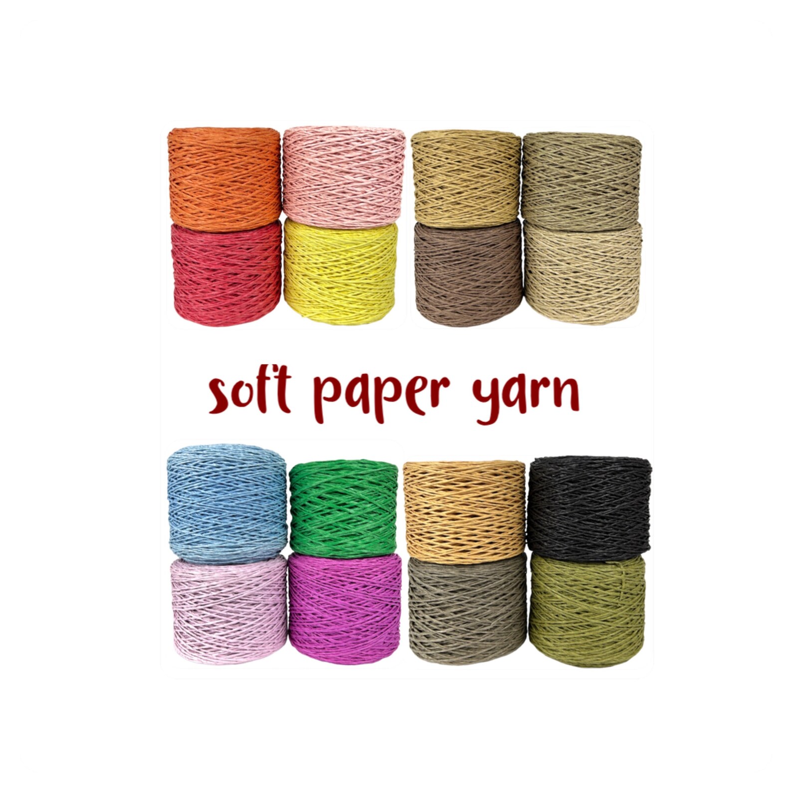 Paper Yarn Paper Crochet Yarn Natural Paper Yarn Paper - Etsy