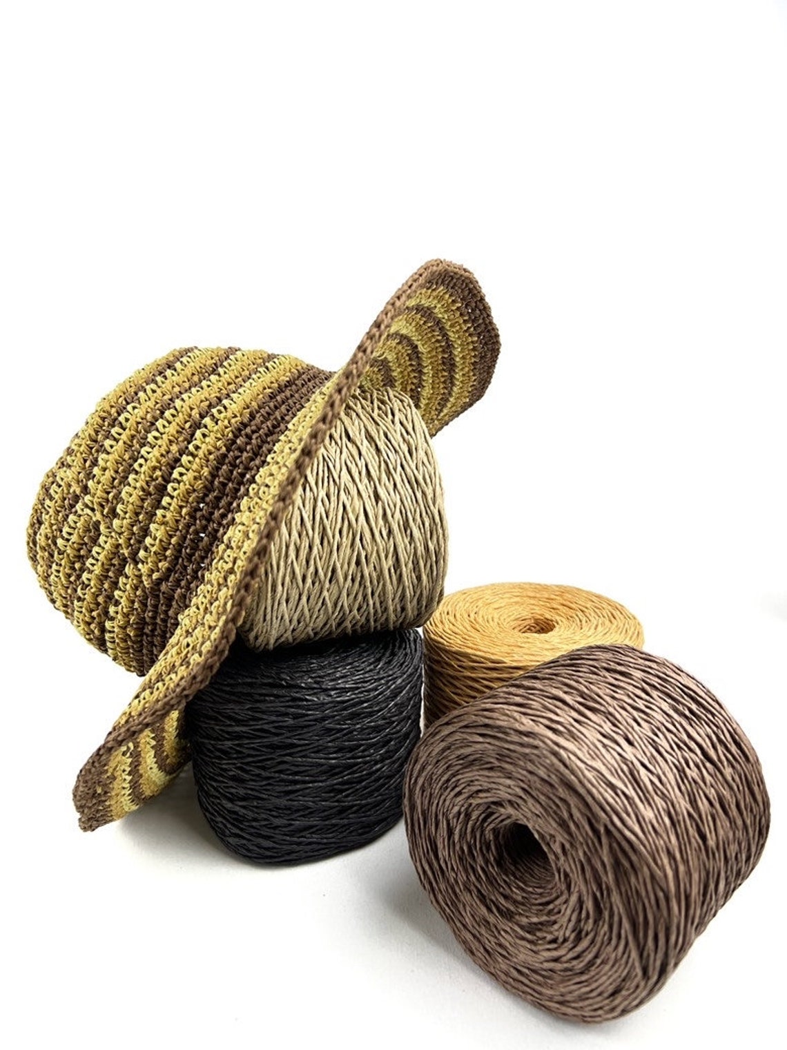 Paper Yarn Paper Crochet Yarn Natural Paper Yarn Paper - Etsy