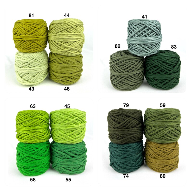 3-4mm Macrame Cord Single Twist String Macrame Yarn Cotton - Etsy