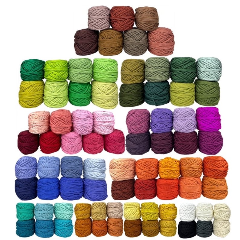 3-4mm Macrame Cord Single Twist String Macrame Yarn Cotton - Etsy