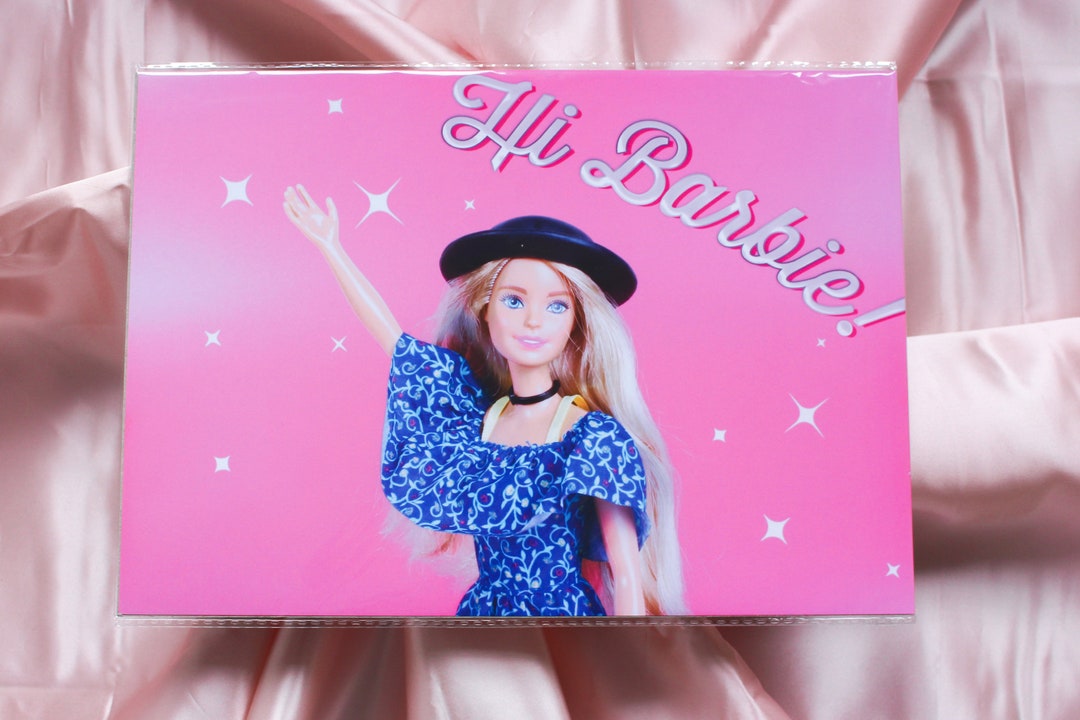 Hi Barbie A4 Barbie Print Barbie Decor, Wall Decor, Barbie Collection ...