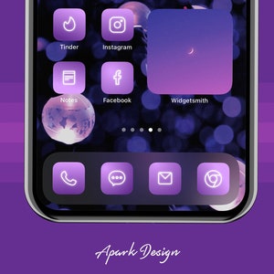 App Icons IOS 14 -purple - Etsy