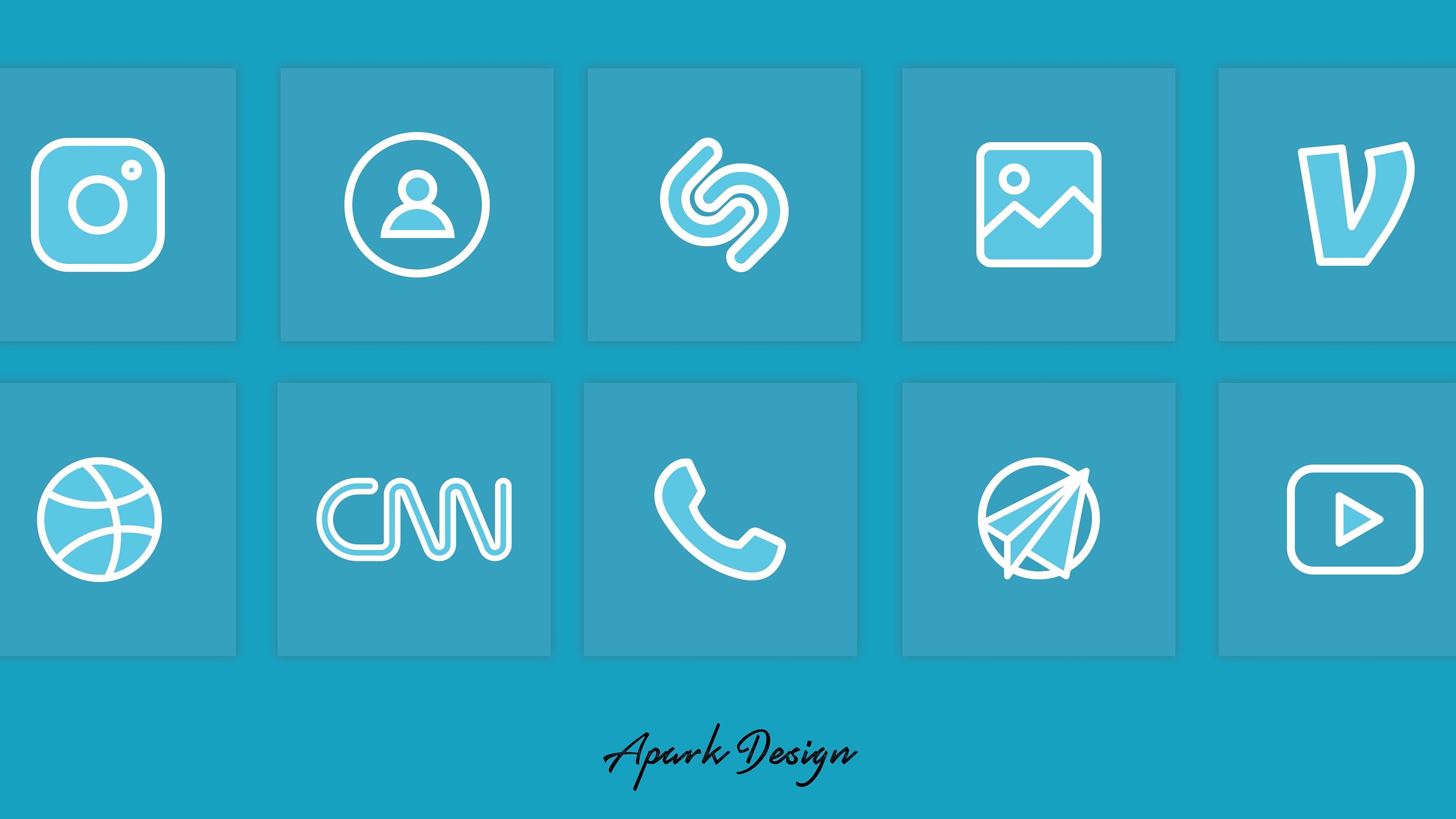 100 App Icons IOS 14 Pastel Blue | Etsy