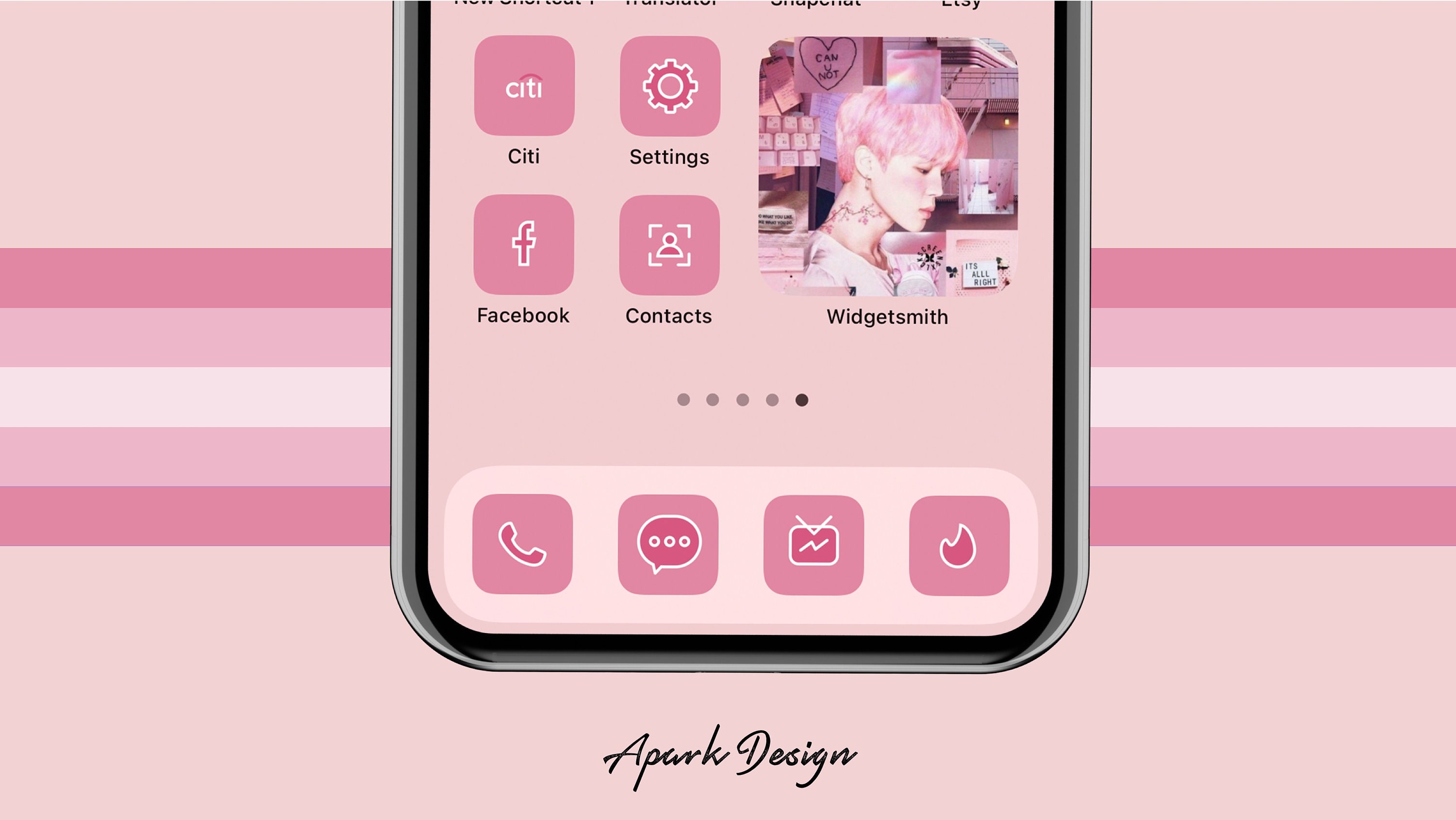 100 App Icons IOS 14 Pastel Pink - Etsy