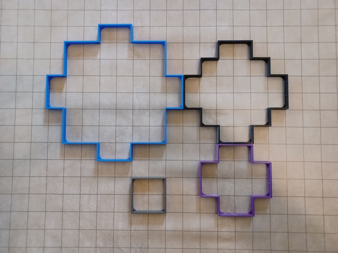 Set of 16 Area of Effect Grid Frames for D&D Pathfinder and - Etsy