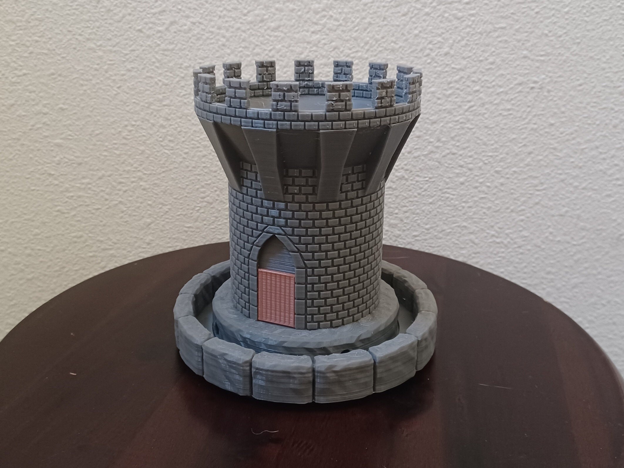 Tower Plant Pot With Working Drawbridge and Moat - Etsy