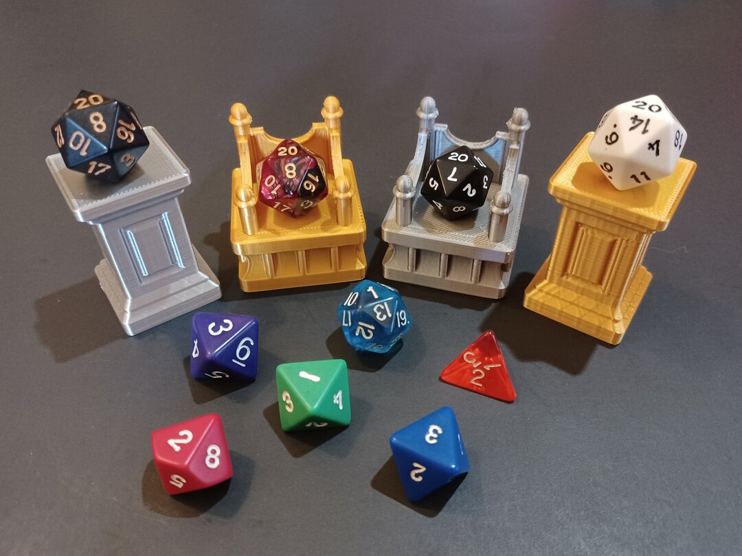 3D Orcs Metallic Colored Dice Shrine - Etsy