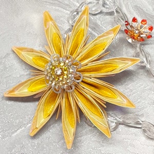 Rainbow Origami Starflower Fairy Lights: Handmade Floral Garland - Etsy