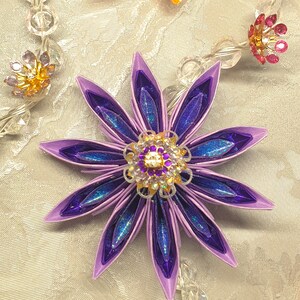 Rainbow Origami Starflower Fairy Lights: Handmade Floral Garland - Etsy