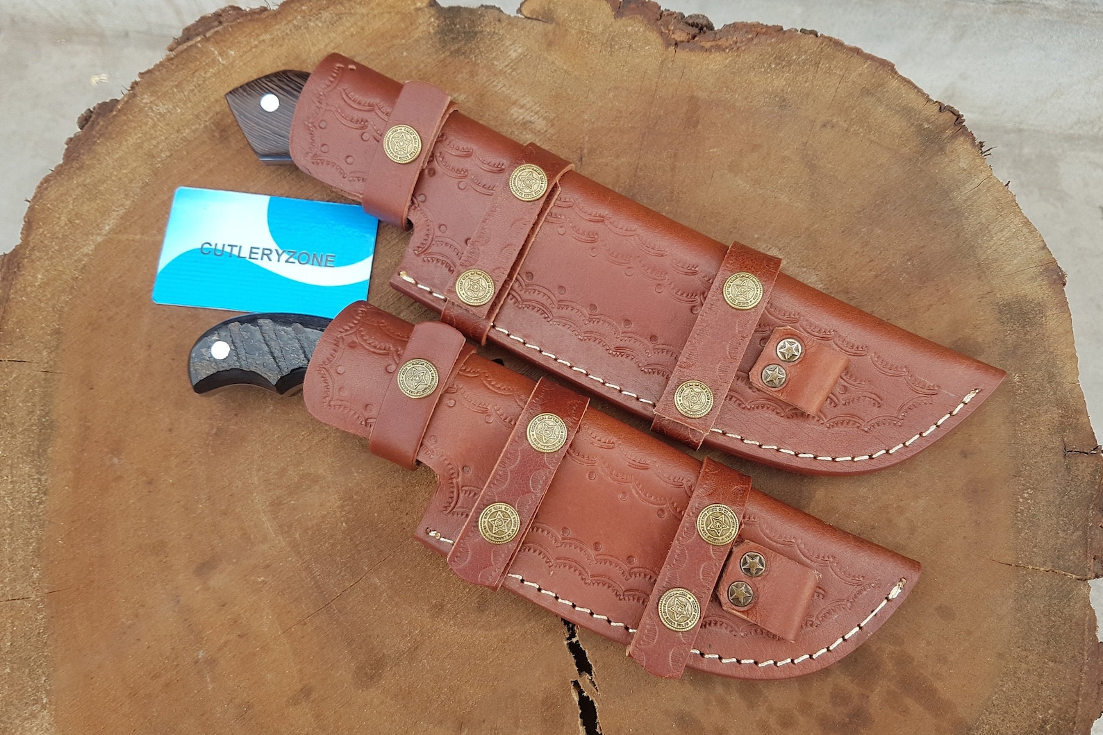 Tracker Knife 2 Pc's Handmade Hunting Tracker Knife - Etsy