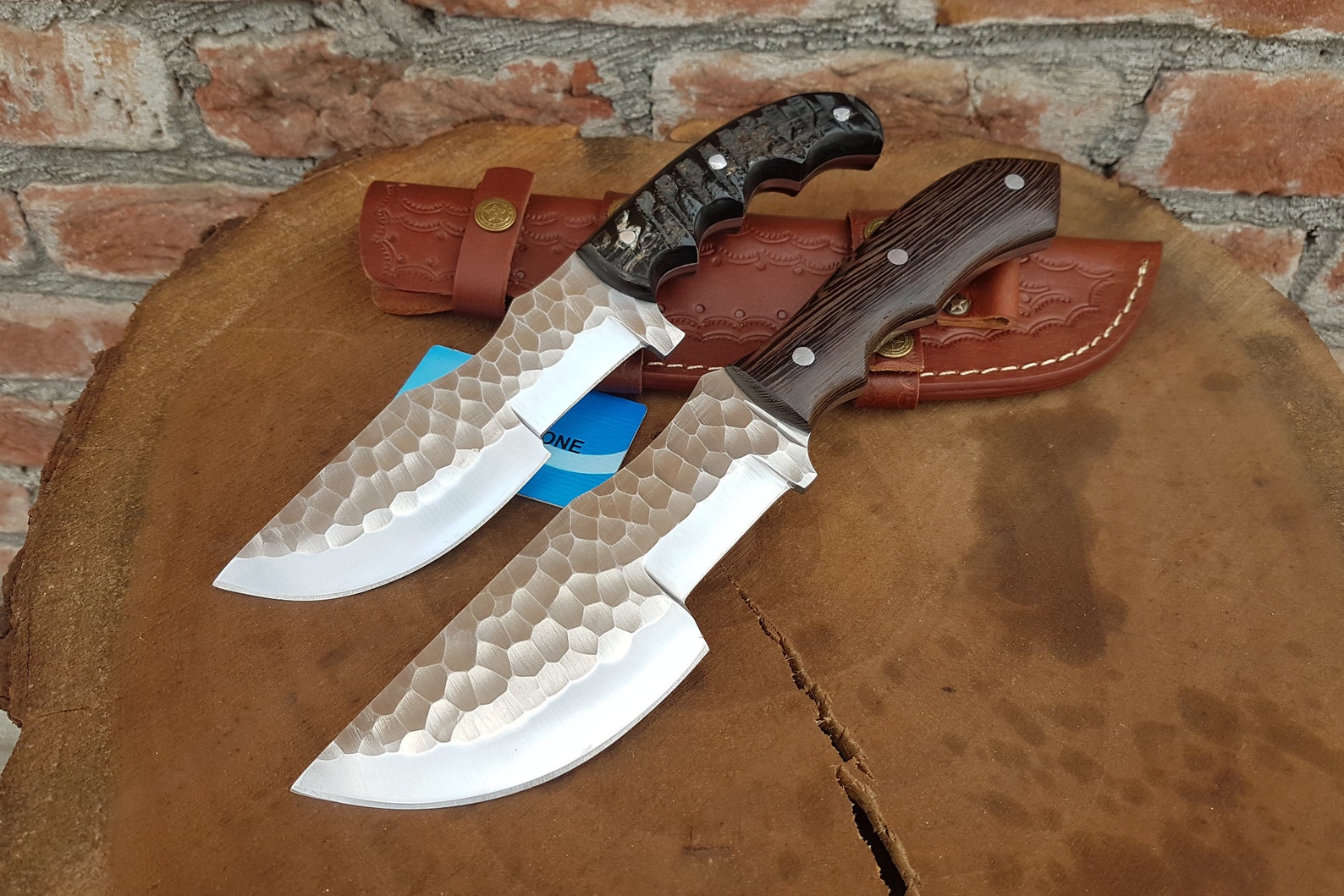 Tracker Knife 2 Pc's Handmade Hunting Tracker Knife - Etsy