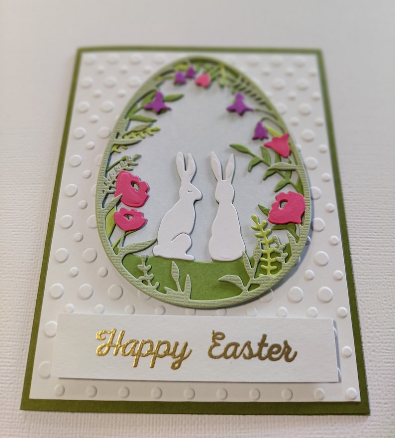 3D Easter Card, Handmade Easter Card, Happy Easter Greeting Card ...