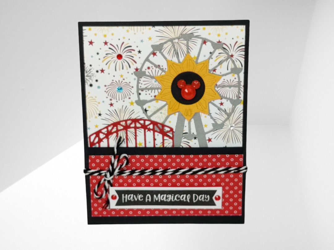 Handmade Mickey Mouse Birthday Card, Birthday Greeting Card, Happy ...