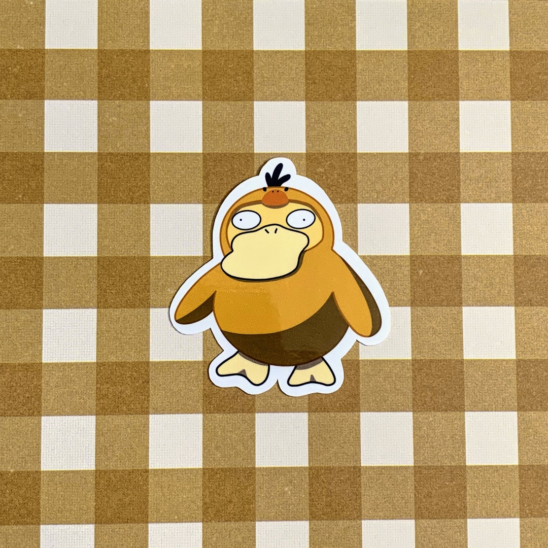Psyducky psyduck in a Duck Costume Stickers Tags: for - Etsy UK
