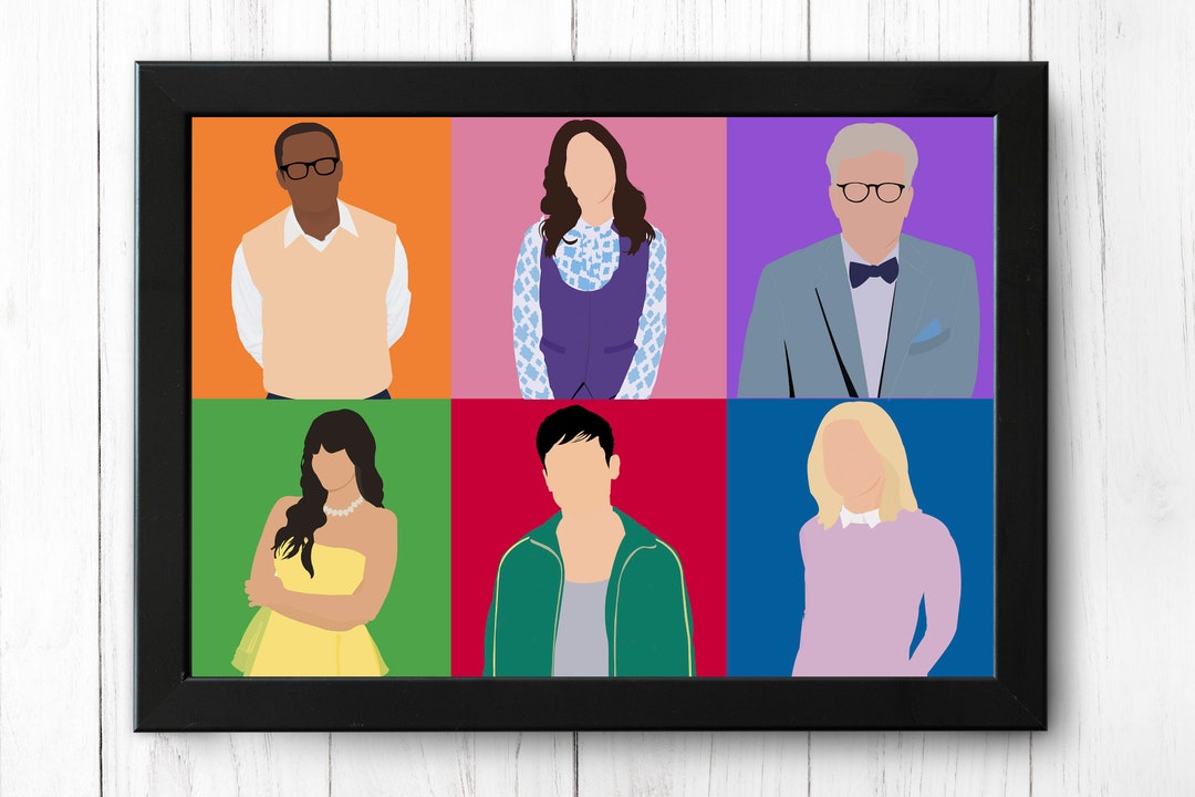 The Good Place Poster| TV Print | Wall Art | Vector Art | Minimalist ...