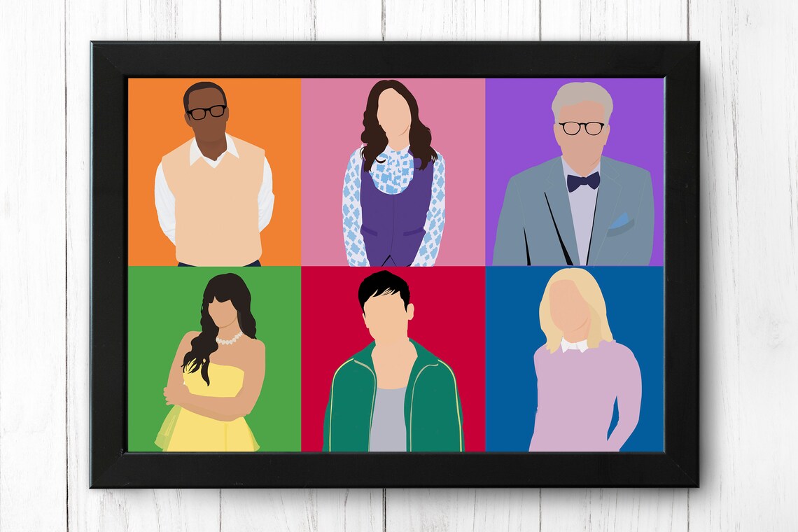 The Good Place Poster| TV Print | Wall Art | Vector Art | Minimalist ...
