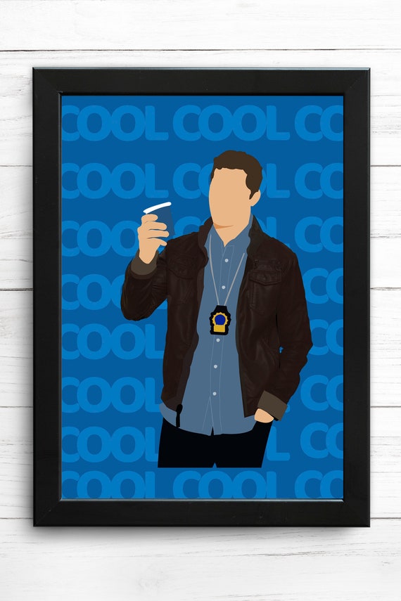 Brooklyn Nine Nine Poster Jake Peralta TV Print Wall Art | Etsy