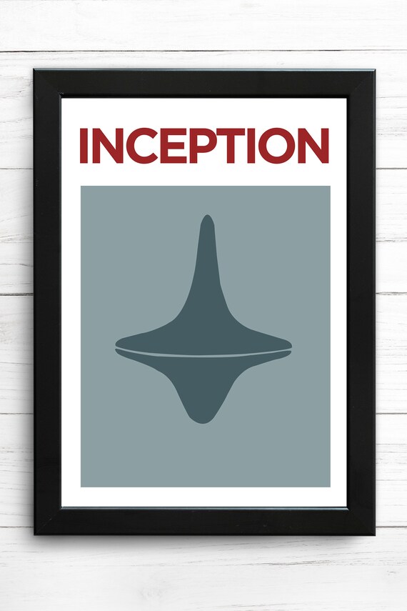Inception Poster Inception Spinner Christopher Nolan Movie | Etsy