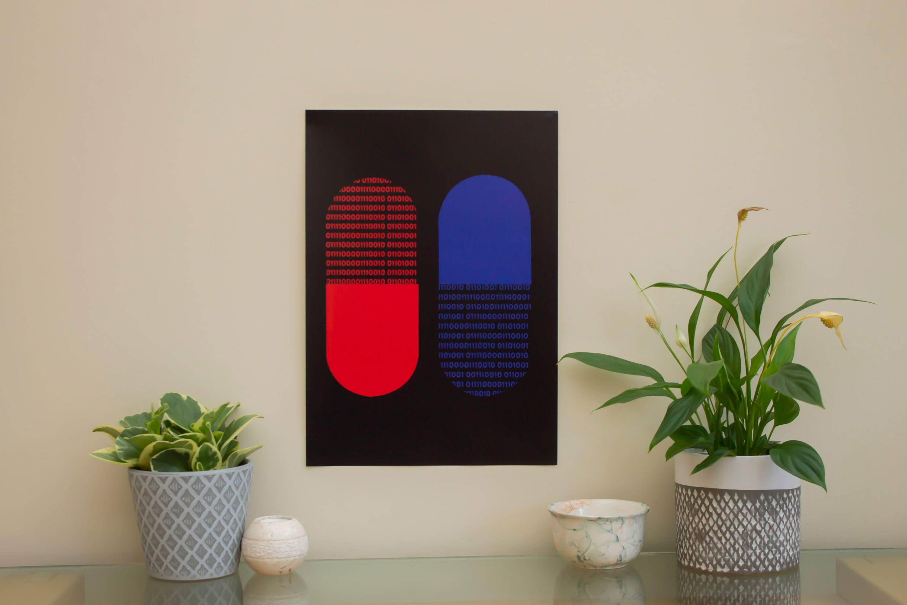 The Matrix Poster| Matrix Movie| Red and Blue Pill | Film Print | Wall ...