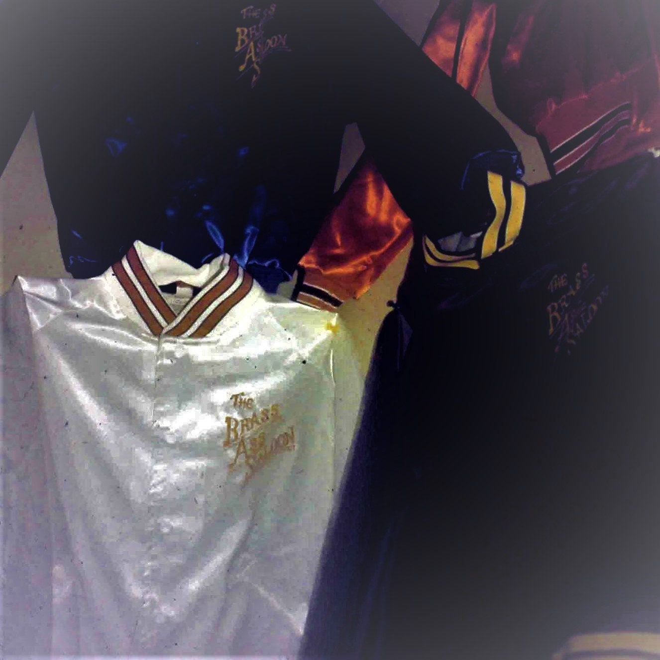 Vintage 70s 80s, the Brass Ass Saloon, Silk Embroidered, Lined Bomber ...