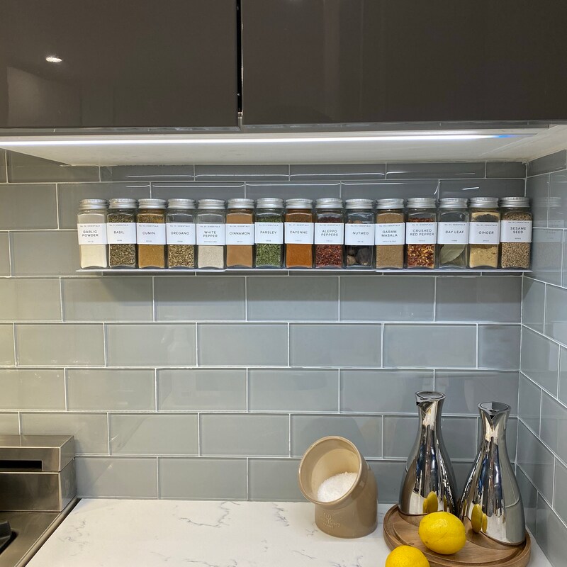 Wall Mount Spice Rack - Etsy