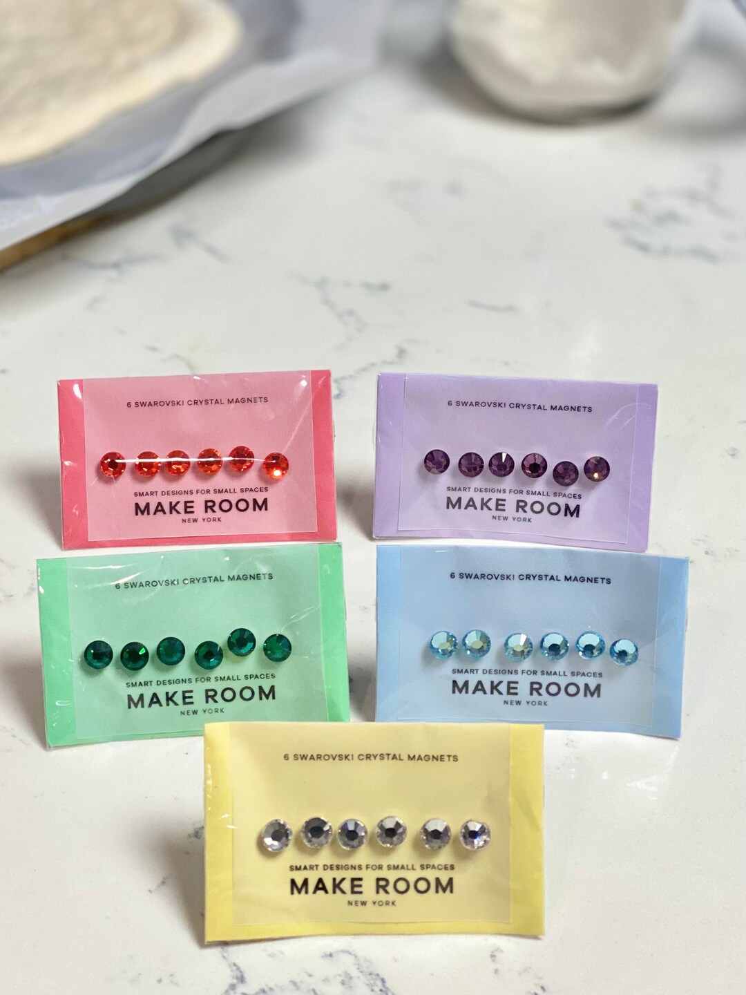 Elegant Swarovski Crystal Refrigerator Magnets - Sparkle up Your Space ...