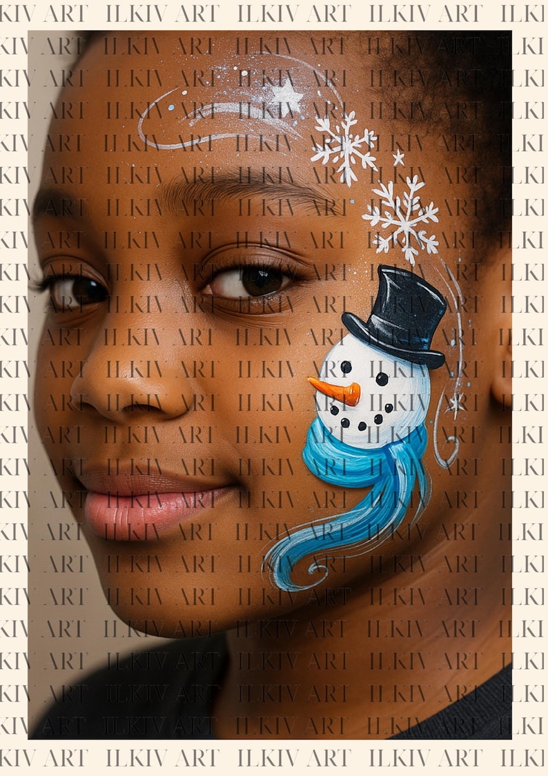 Christmas Face Paint Designs | 18 Painting Ideas Contract as a Gift ...
