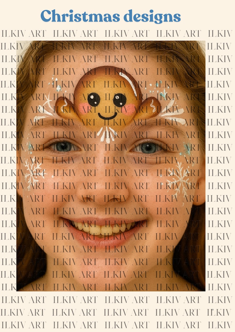 Christmas Face Paint Designs | 18 Painting Ideas Contract as a Gift ...