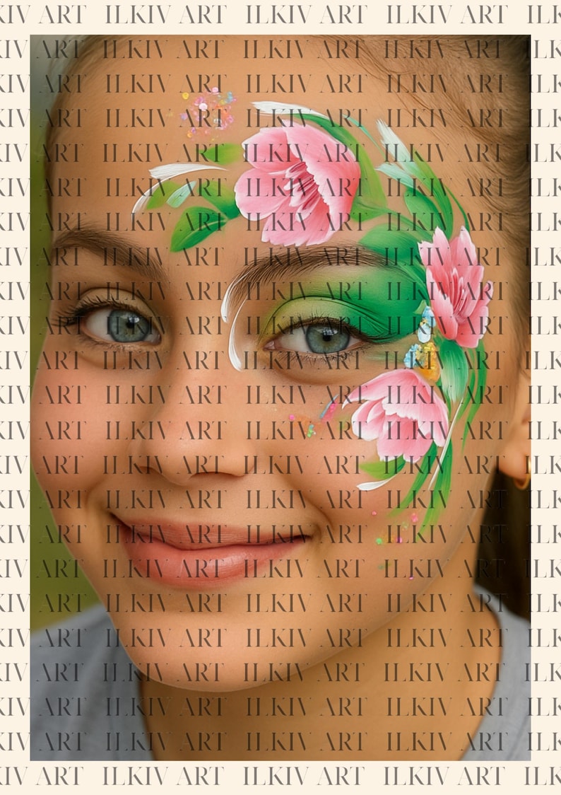 Face Painting Menu Template + Tip Jar Sign | Printable Digital Download ...