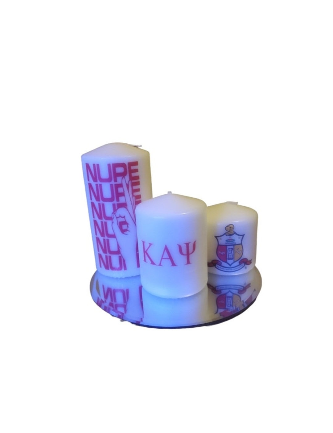 Kappa | Kappa Alpha Psi | Nupes | Fraternity | Candle Set - Etsy