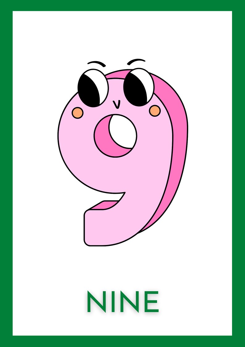 Kids Party Printable Table Numbers. Group Activity Party Educational - Etsy