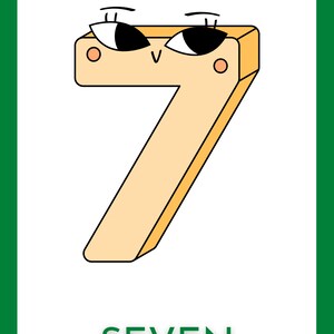 Kids Party Printable Table Numbers. Group Activity Party Educational - Etsy