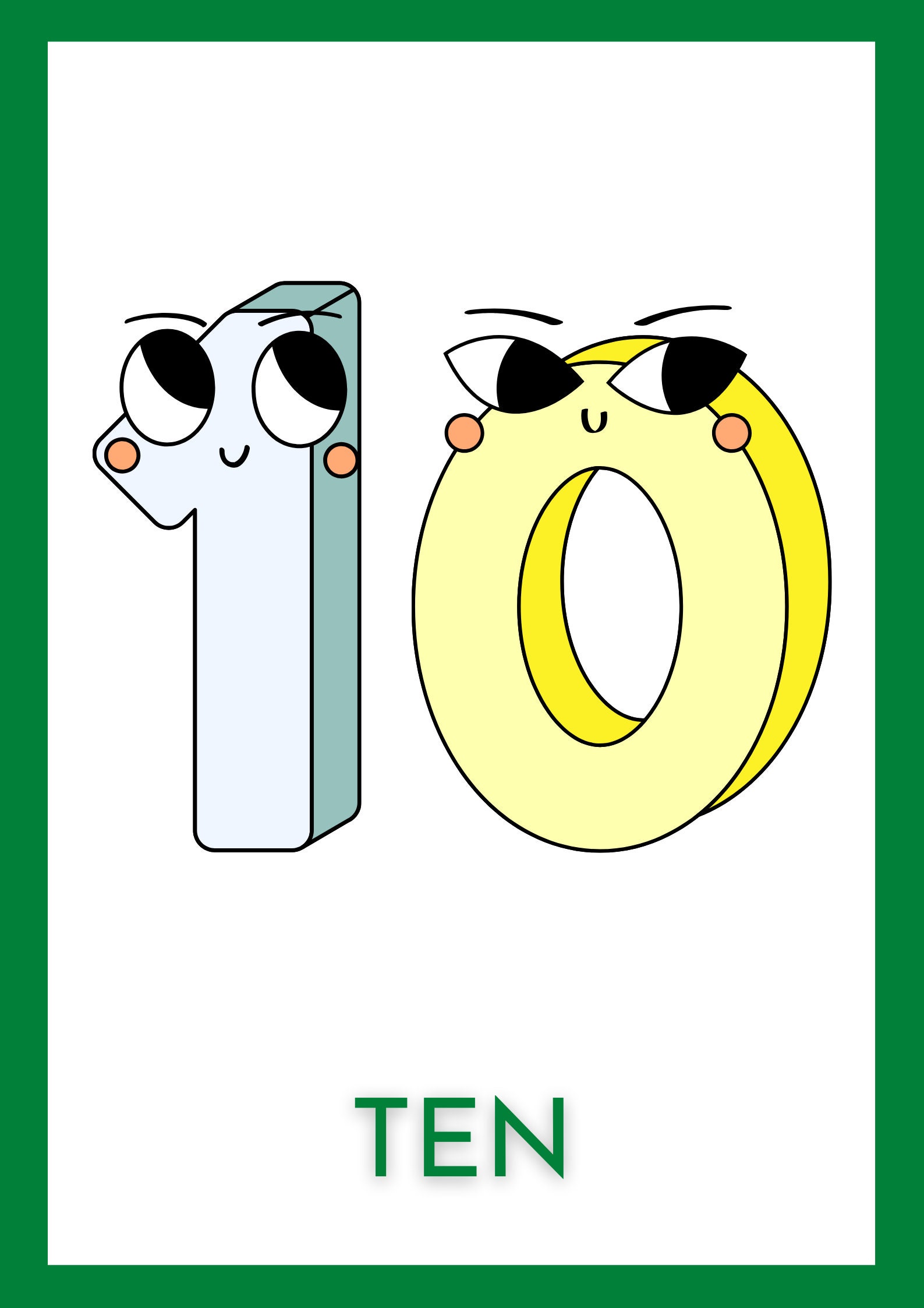 Kids Party Printable Table Numbers. Group Activity Party Educational - Etsy