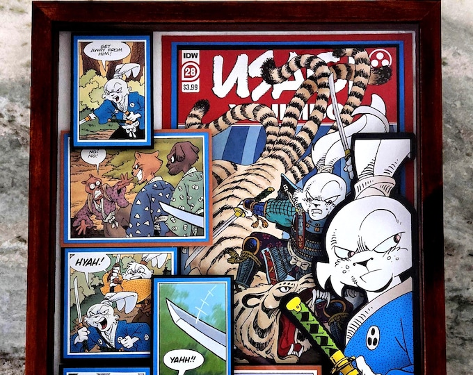 Usagi Yojimbo Shadow Box, Original Comic Book Shadow Box, Collectible ...