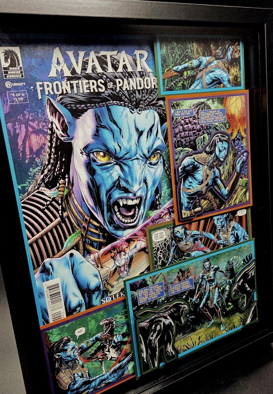 Avatar Pandora Comic Book Shadow Box Art: Collectible 3D Wall Decor ...