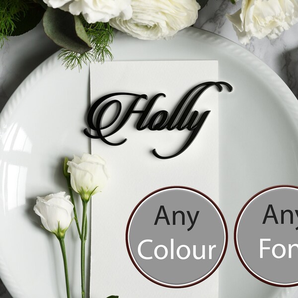 Name Place Cards - Etsy