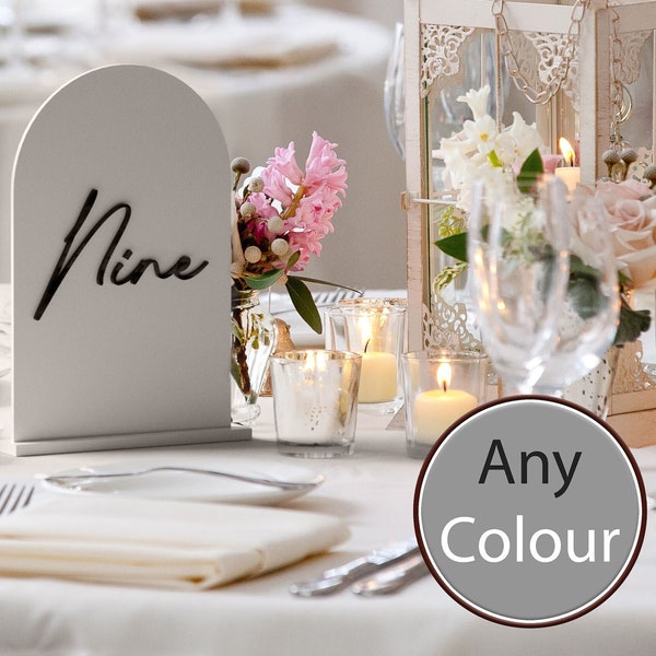 Wedding Table Name Stand - Etsy