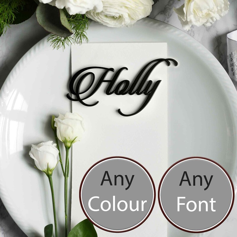 Name Place Cards - Etsy